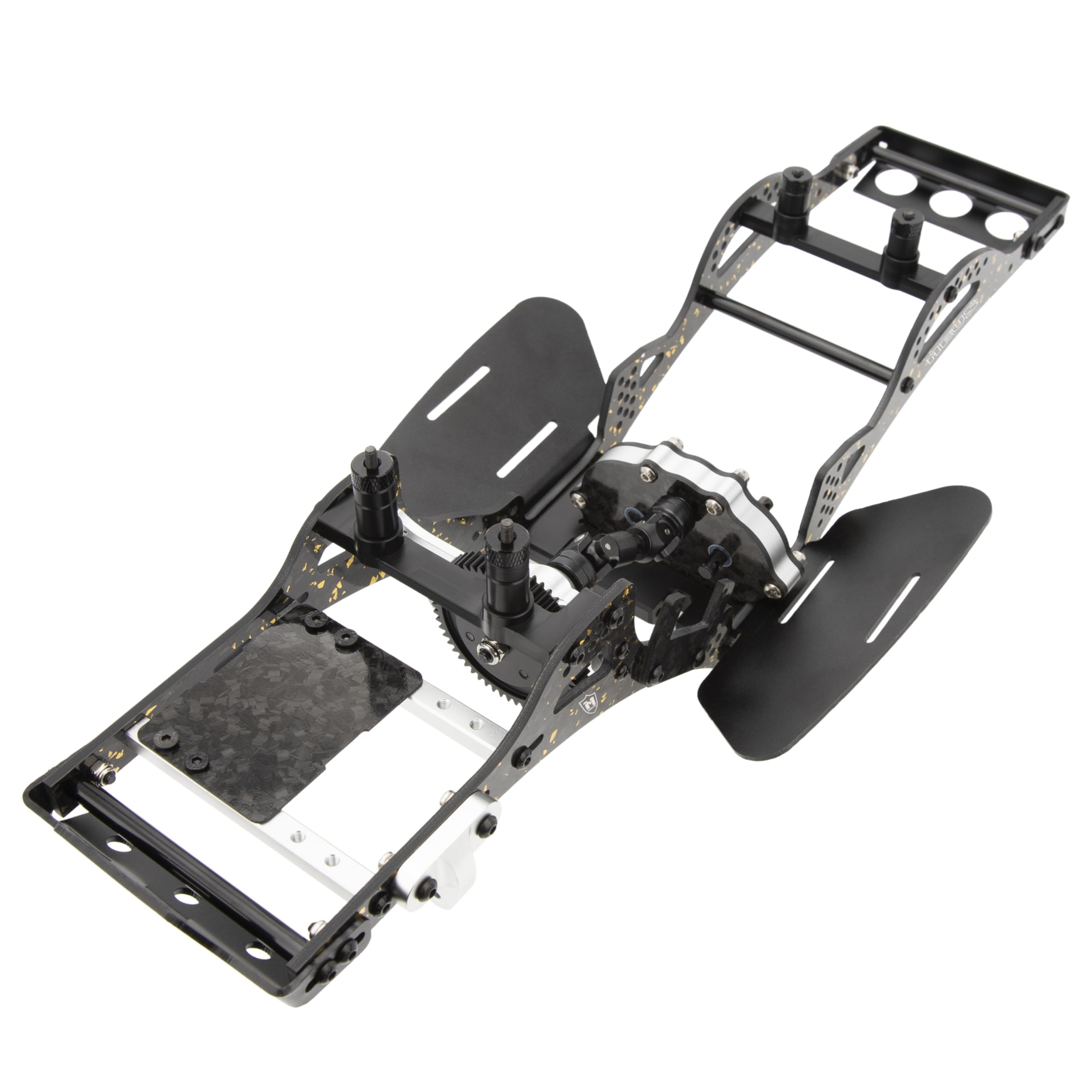 Amazon.com: MEUS RACING Gold Rush V1 Carbon Fiber LCG Chassis Kit for ...