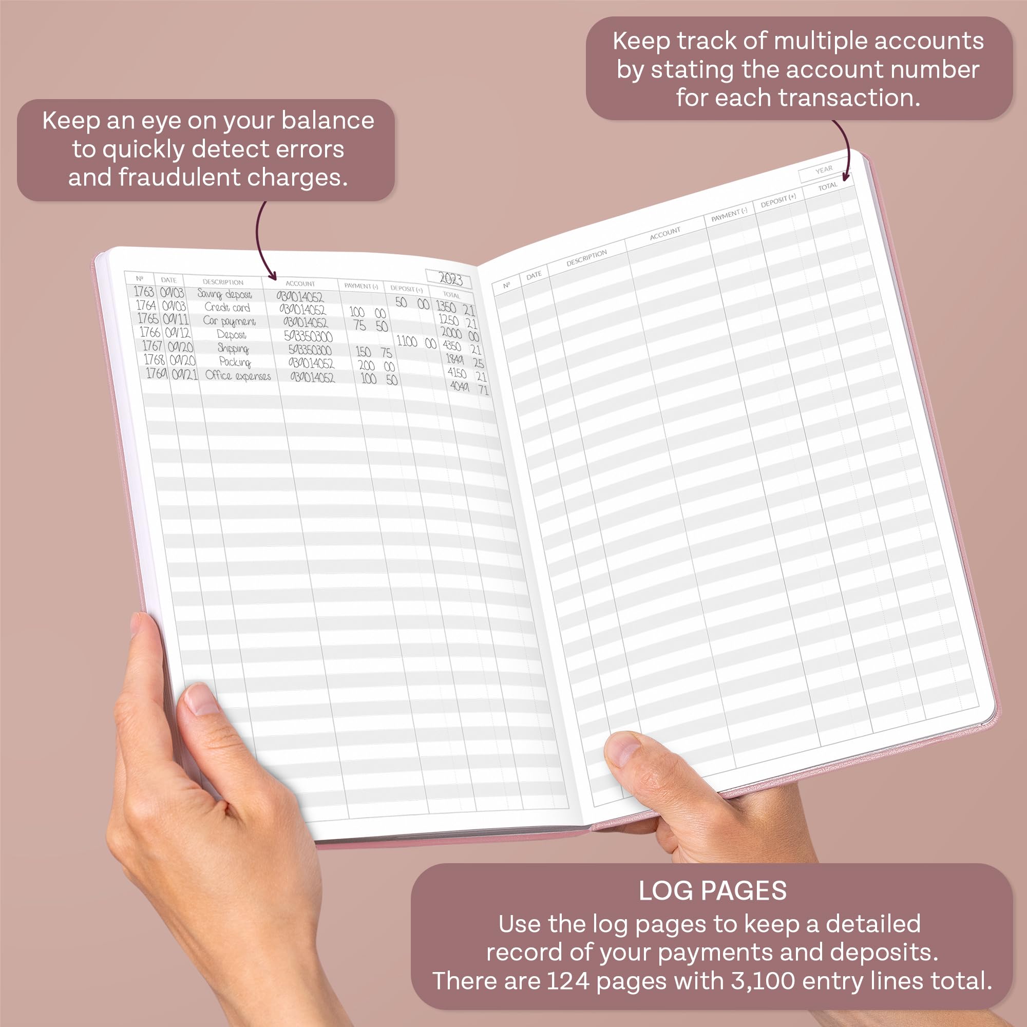 Snapklik.com : Skyline Accounting Ledger Book Columnar Log Journal For ...