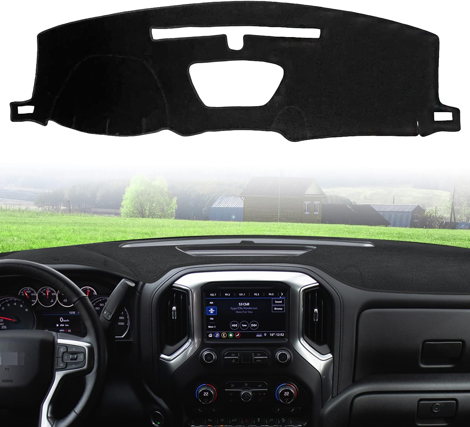 Amazon.com: POSAID for Chevy Chevrolet Silverado Dash Cover Dashboard ...