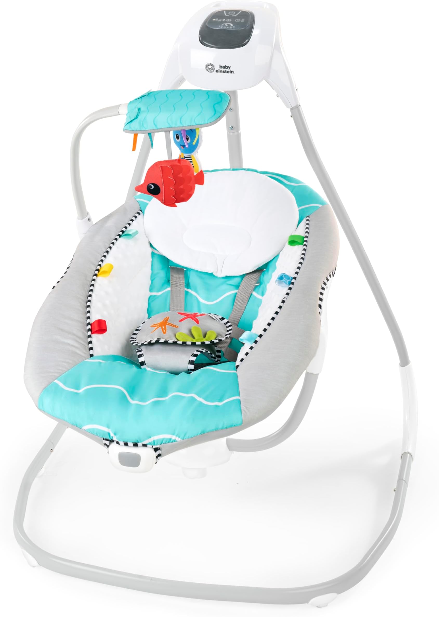 Amazon.com: Fisher-Price Deluxe Take-Along Swing & Seat Mocha Swirl ...