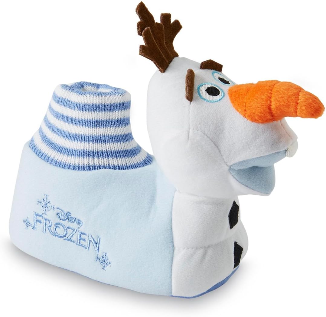 Amazon.com: Disney Frozen Olaf Sock Top Slippers 5-6 : Clothing, Shoes ...