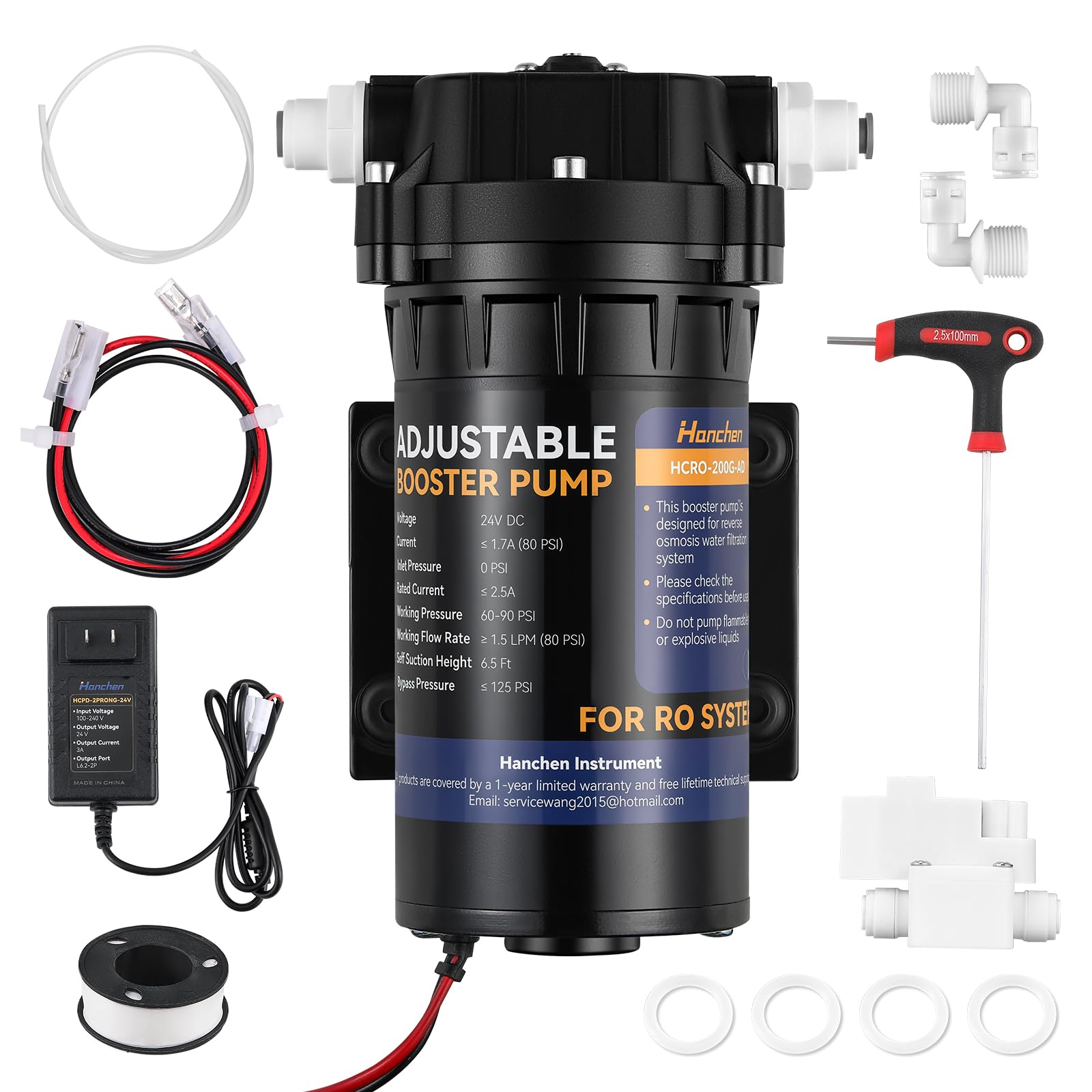 Snapklik.com : Hanchen Booster Pump Kit For RO Reverse Osmosis Water ...