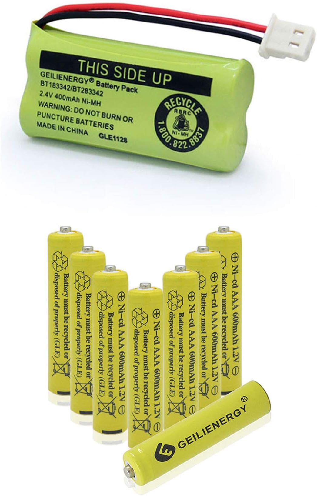 Amazon.com: GEILIENERGY 2Pack BT183342 BT283342 BT162342 BT262342 ...