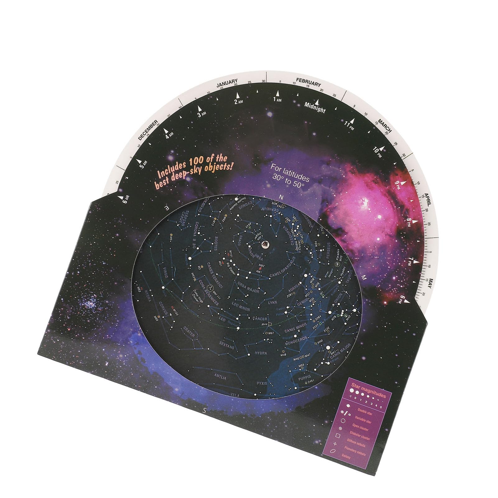 Mapa De Constelaciones Astronómicas Zopsc Planisferio Star Target,