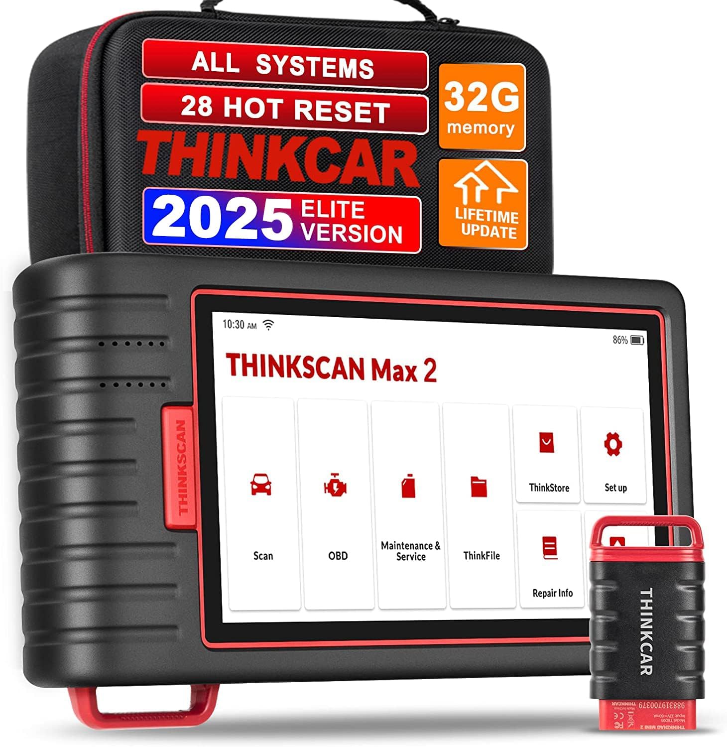 thinkcar THINKSCAN 689BT Herramienta de Escaneo Bidireccional, Herramienta de Diagnóstico de ...