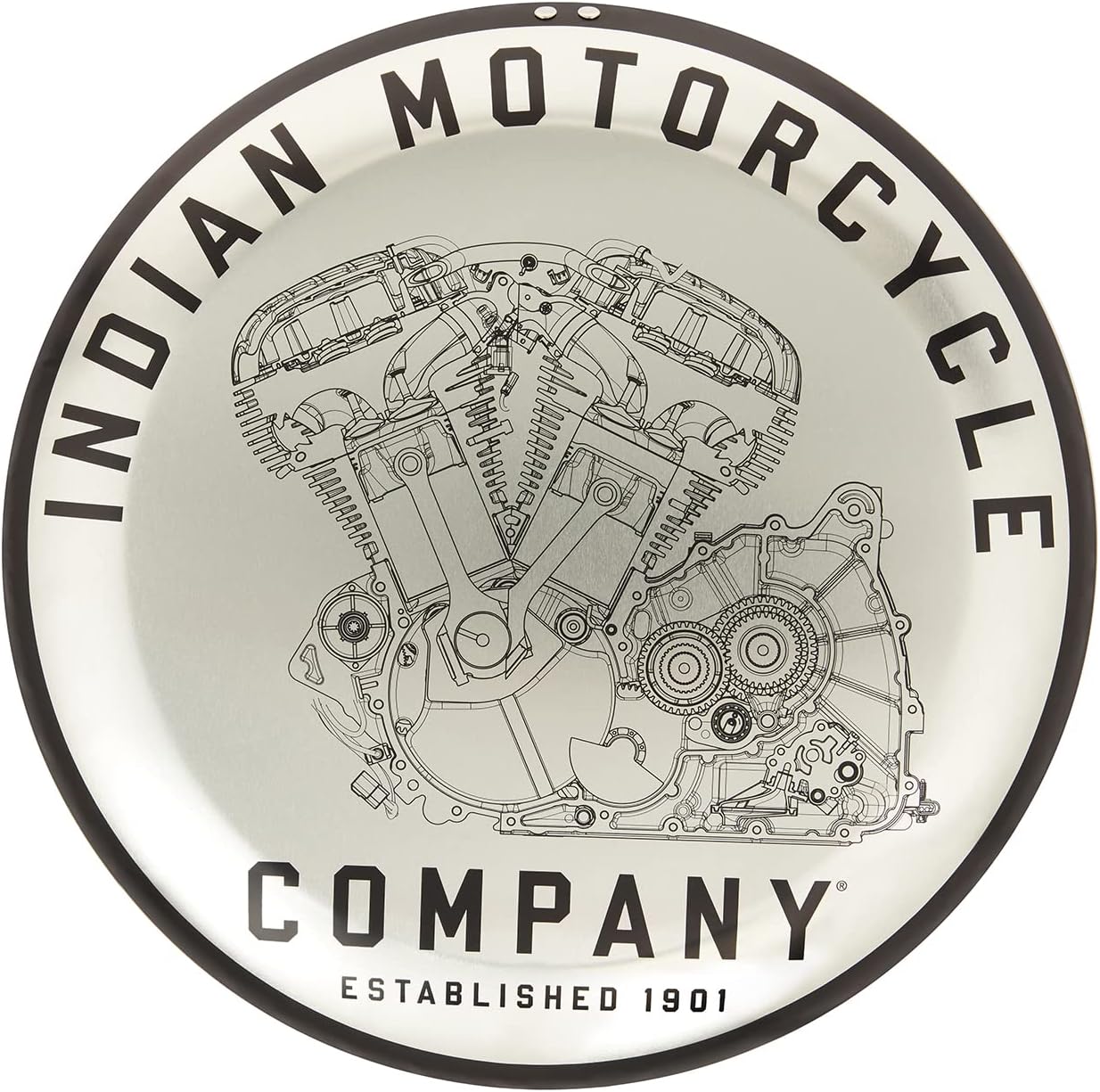 Amazon.com - Indian Motorcycle Engine Sign, Gray