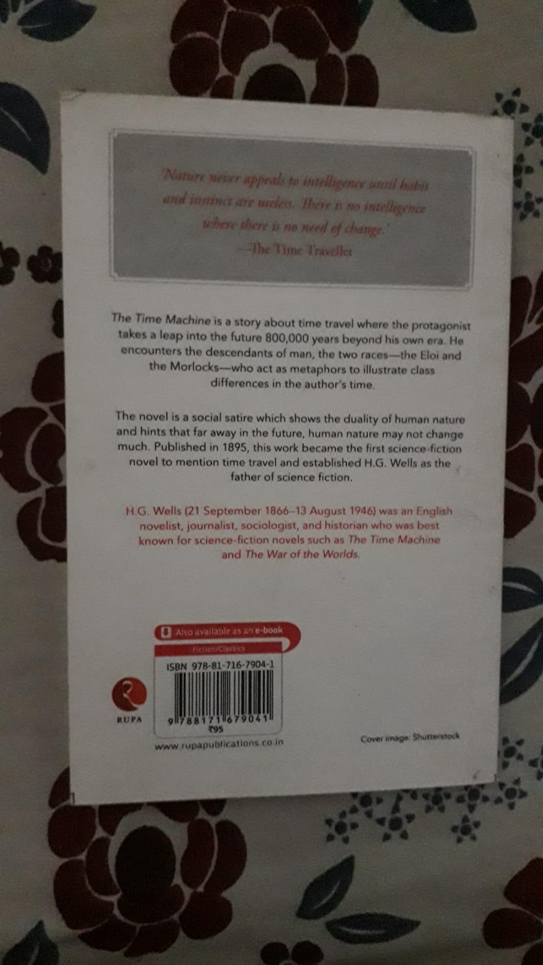 The Time Machine (Enriched Classics) eBook : Wells, H.G.: Amazon.in ...