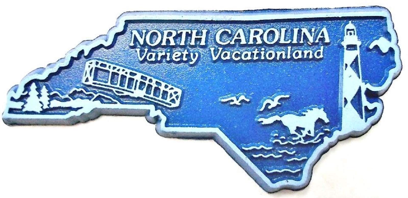 Amazon.com: Classic North Carolina Variety Vacationland United States ...