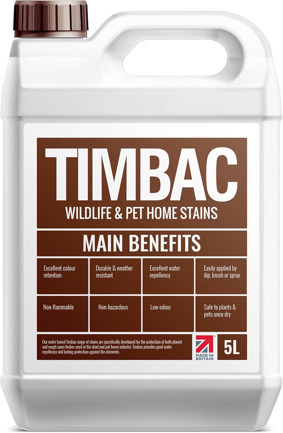 The Hutch Company Timbac Wildlife & Pet Home Stain : Amazon.co.uk: Pet ...