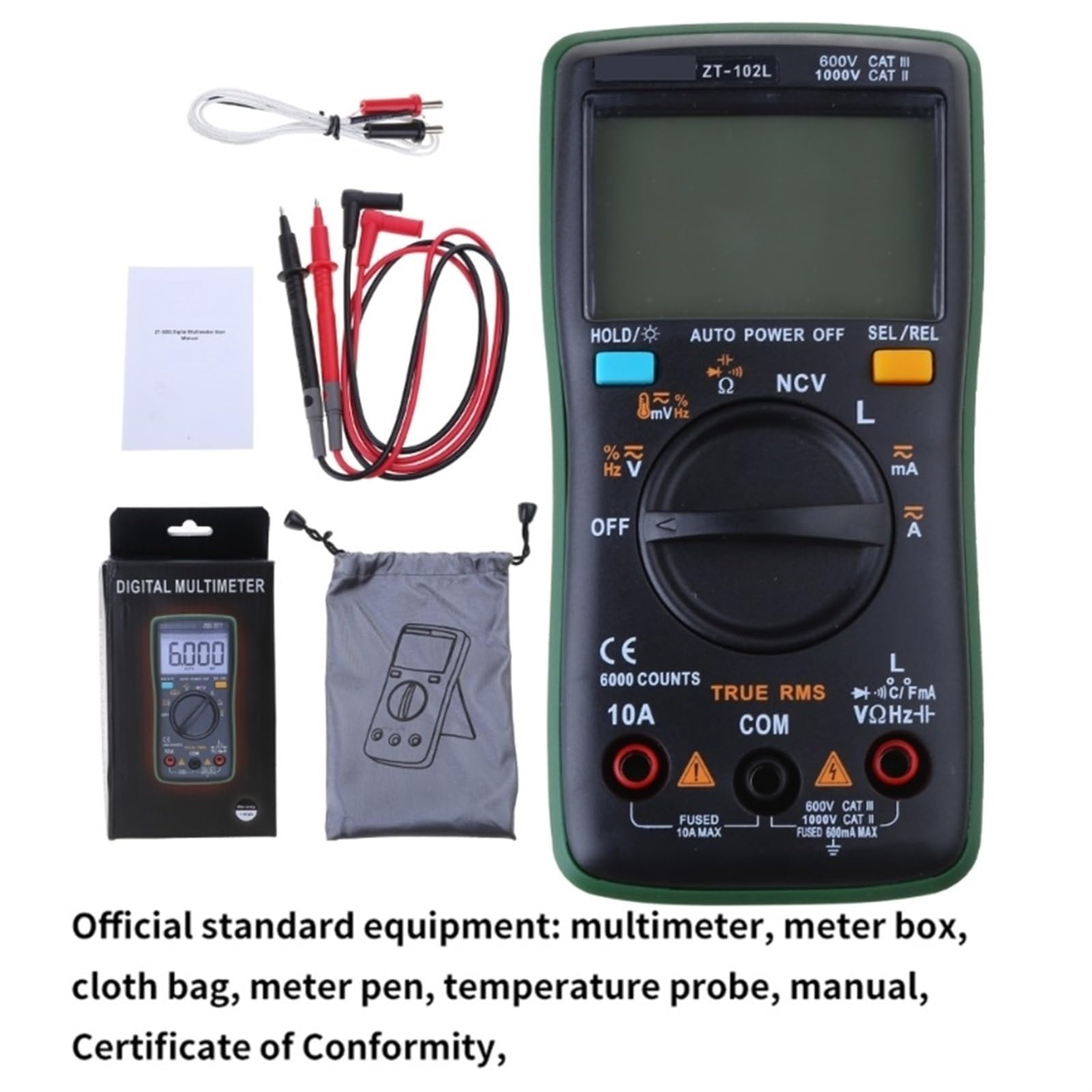 Best Multimeters With Capacitance Vc6013 Lrc Bridge Tester Digital ...