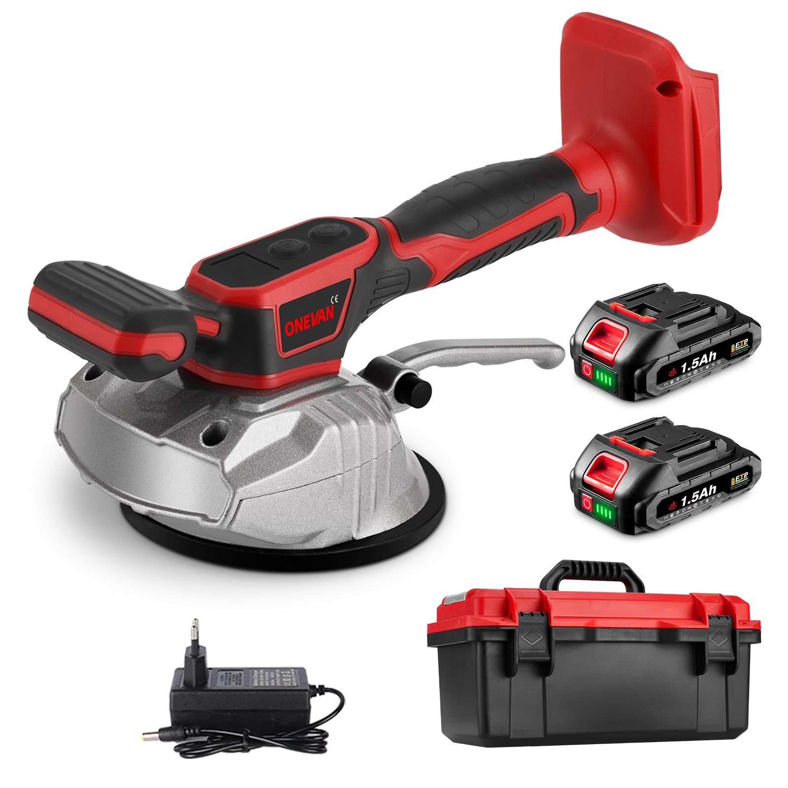 Tile Vibration Tool with 2 x 20V Batteries, Tile Installation Leveling ...