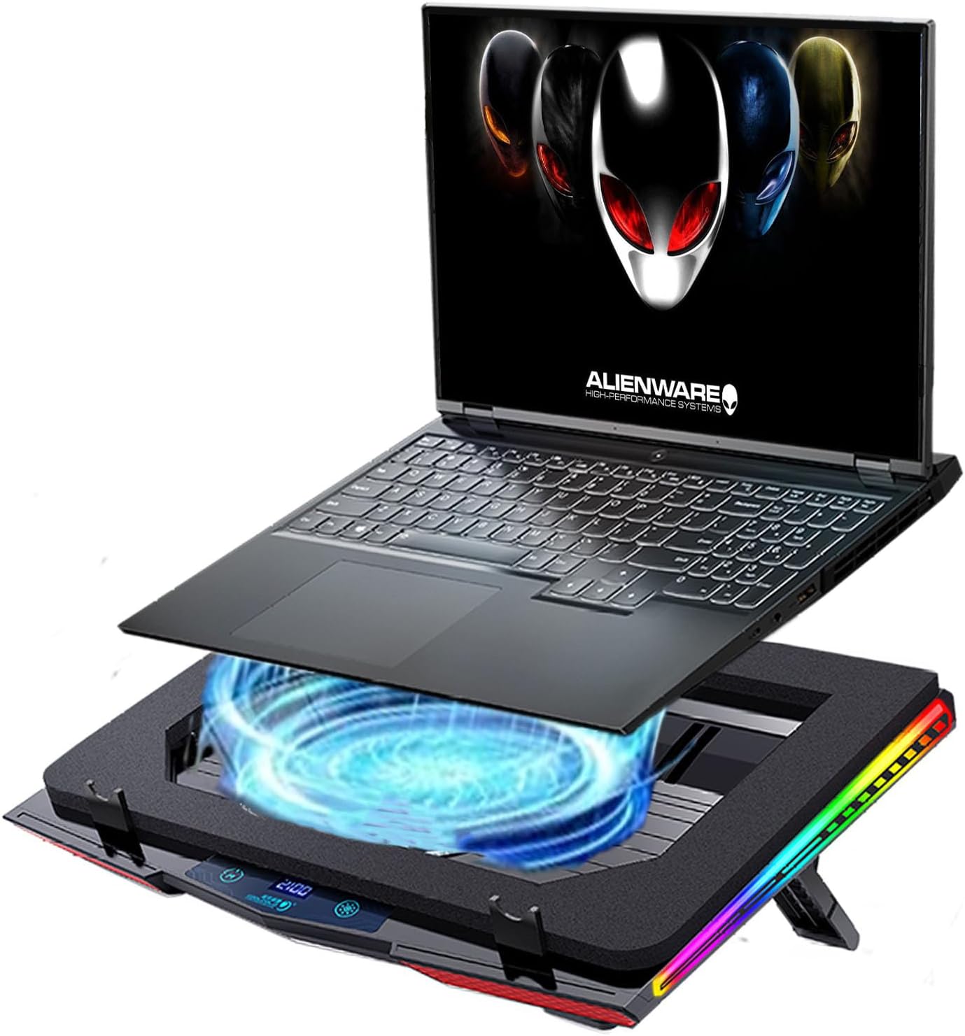 Amazon.com: Gaming Laptop Cooling pad for Dell Alienware M17 M16 M15 ...