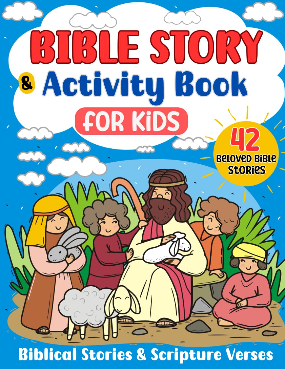 Bible Story and Activity Book for Kids: Biblical Stories and Scripture ...