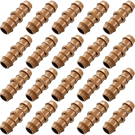 Amazon.com: 20 Packs 1/2 Inch Barbed Connectors Plastics Drip ...