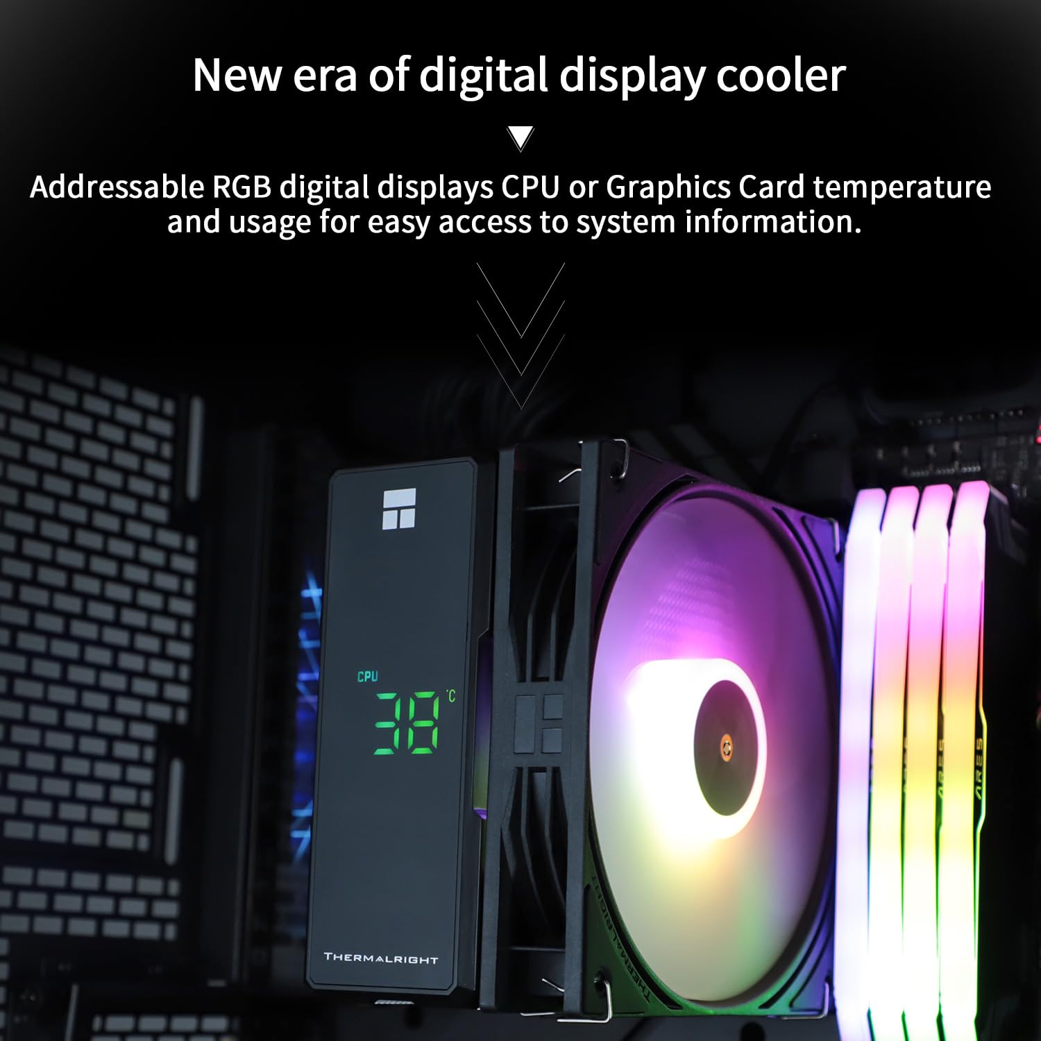 Snapklik.com : Assassin X 120R Digital ARGB Black CPU Air Cooler ...