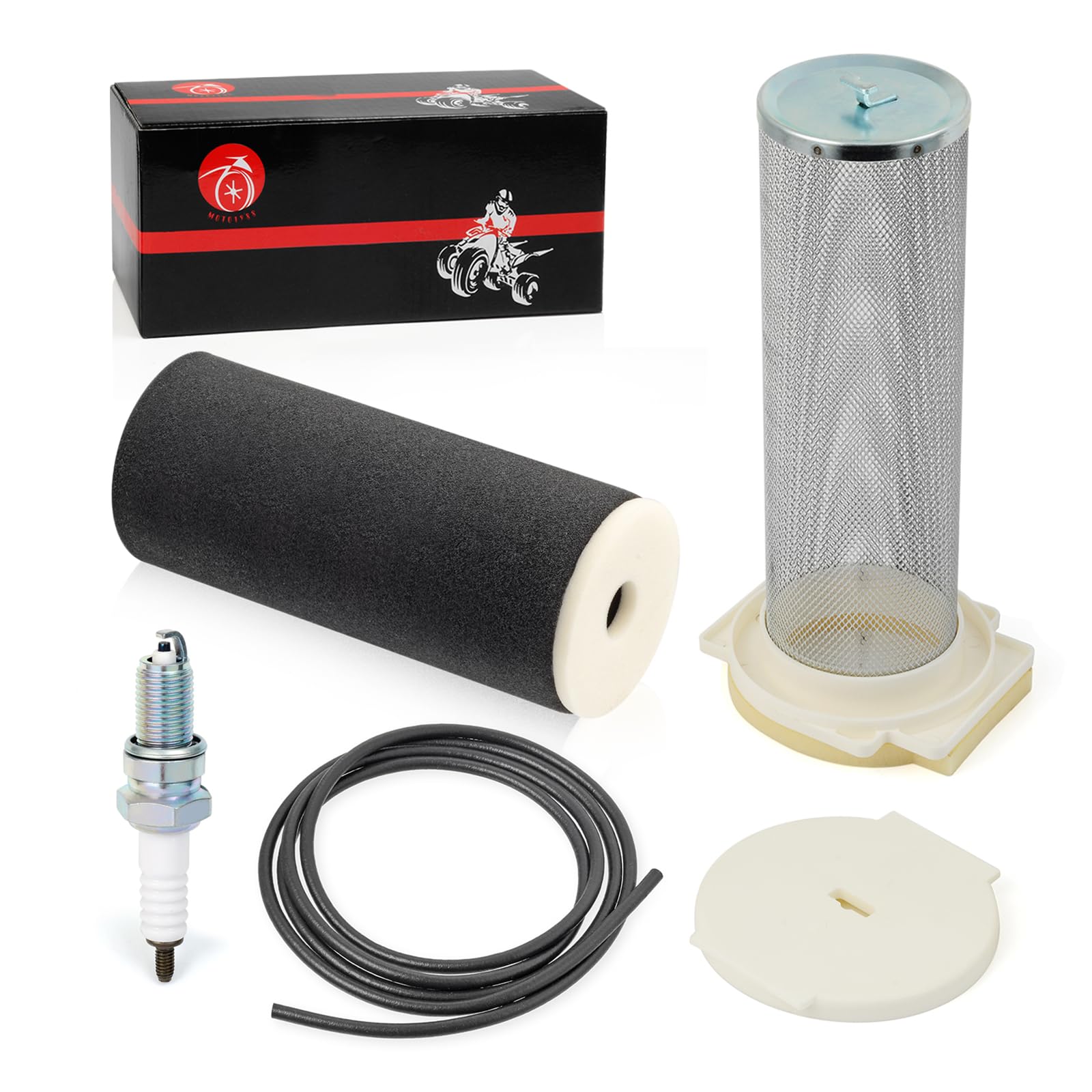 Snapklik.com : Air Filter Kit Guide & End Cap + Air Box Lid Seal For ...