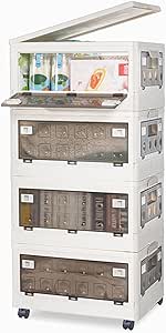 Amazon.com - Citylife 32 QT 4 Packs Plastic Storage Bins with Lids ...