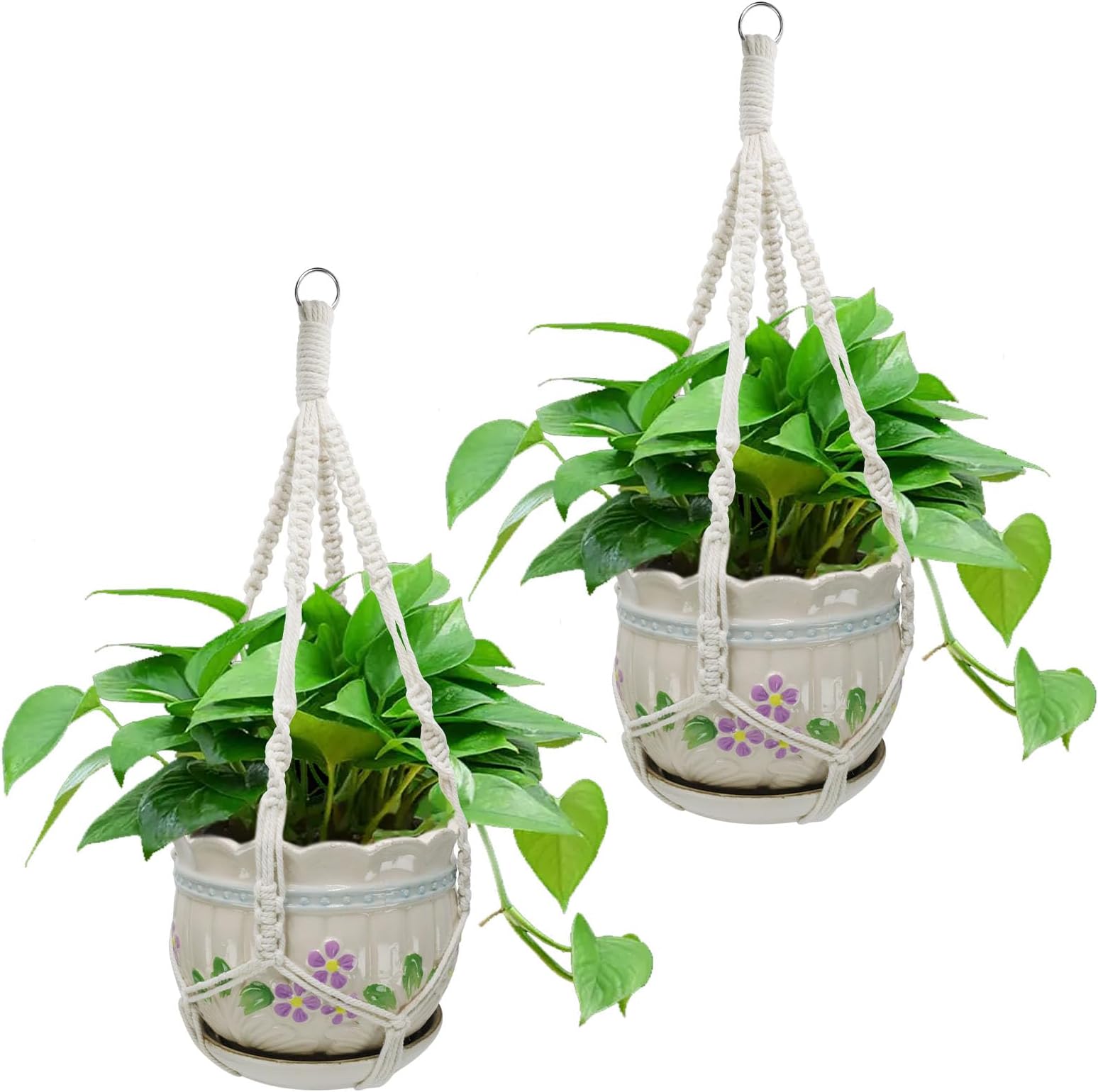 Amazon.com: Diameter 0.24 Inch (6 mm) Hemp Rope Macrame Plant Hanger ...