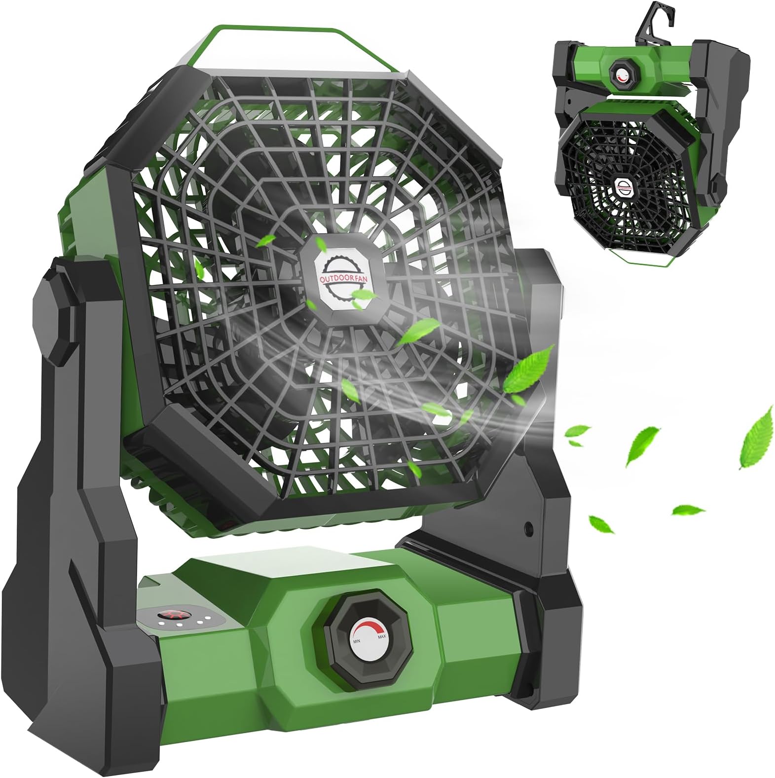 Amazon.com: Himiway Tripod Camping Fan Rechargeable, Portable Battery ...