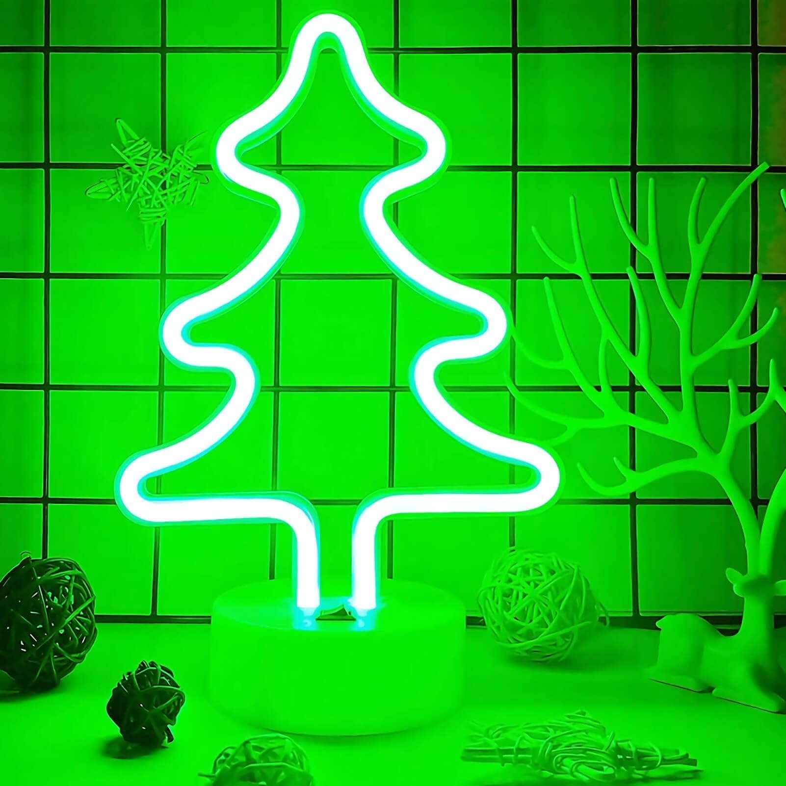 Amazon.com: Neonetics Christmas Tree Neon Sculpture : Home & Kitchen