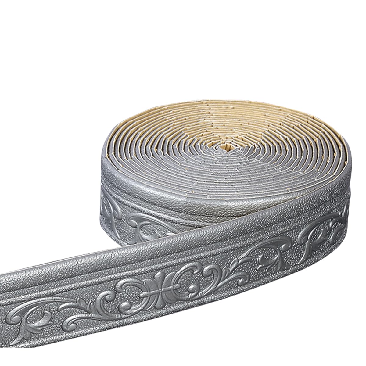 ACESOME Wallpaper Borders Self Adhesive, 10mx8cmx8mm Skirting Board ...