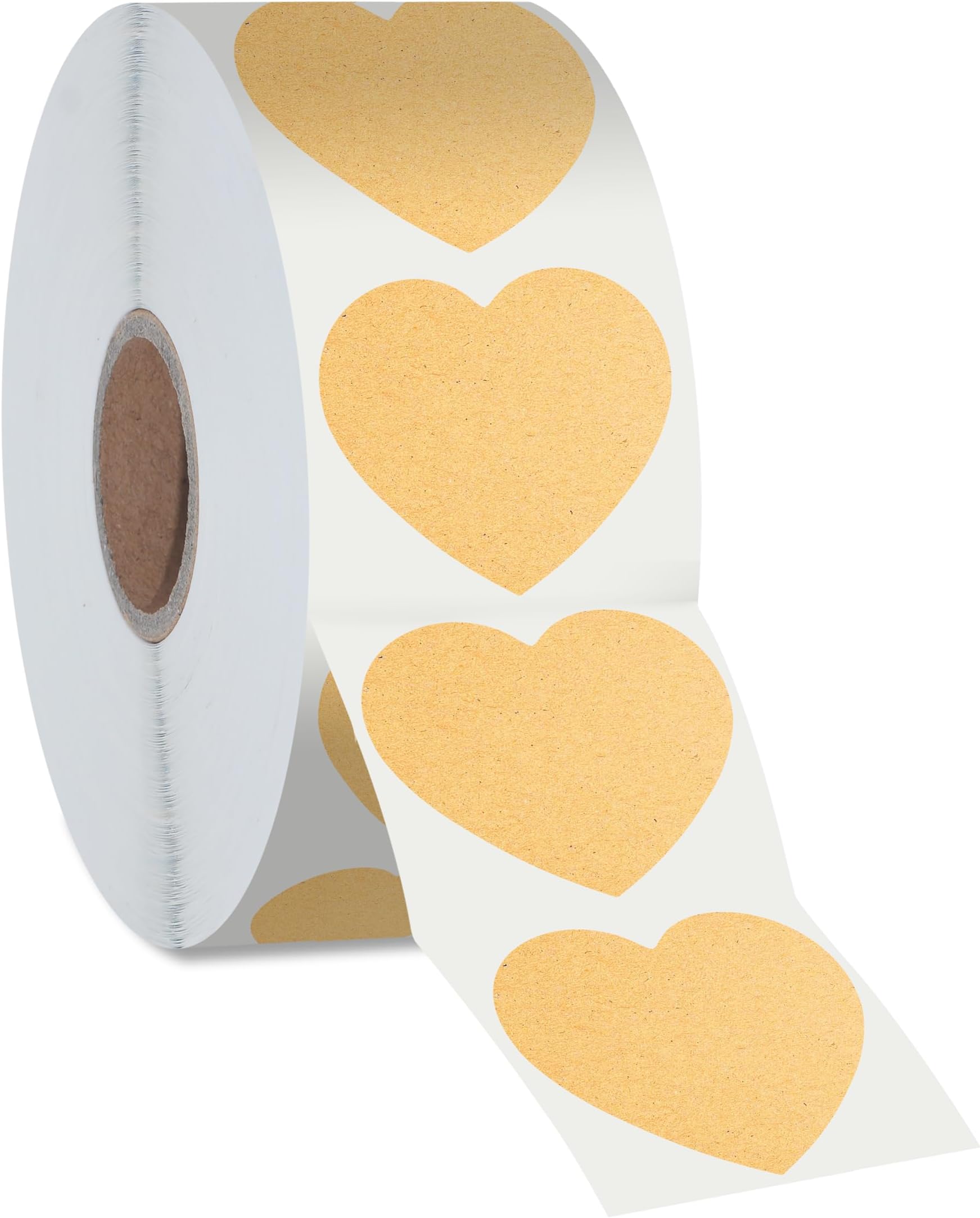 Amazon.com: Hcode Love Heart Shape Natural Kraft Permanent Adhesive ...
