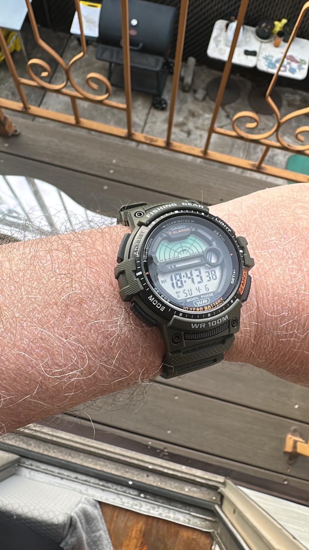 $6/mo - Finance Casio Fishing Timer Quartz Watch with Resin Strap | Buy ...