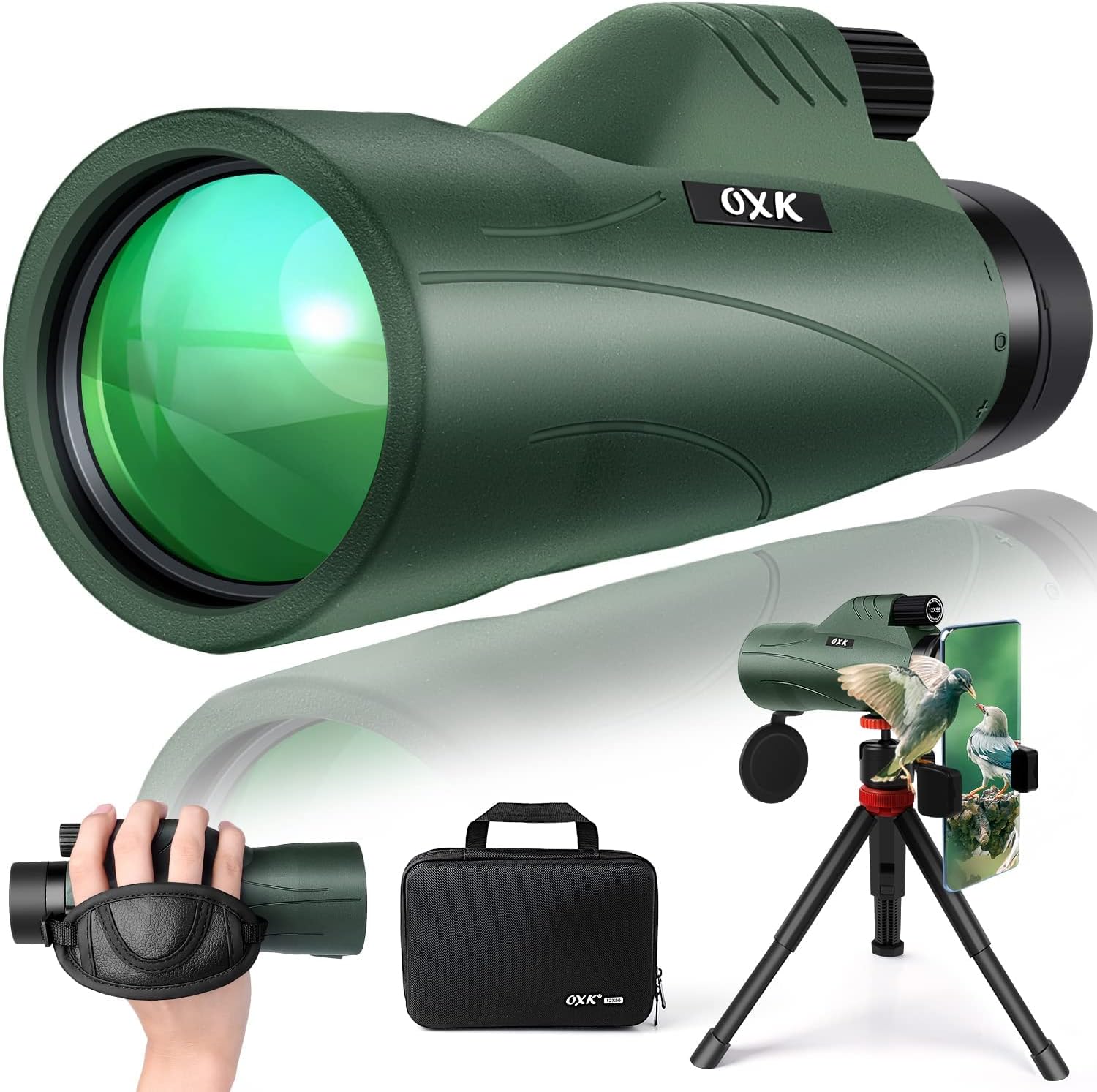 Amazon.com : 10-30x50 Zoom Monocular Telescope for Adults - High Power ...