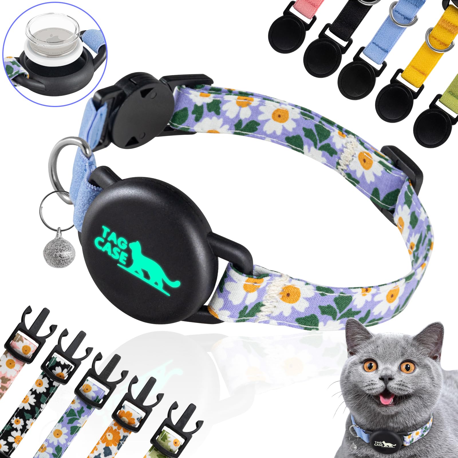 Snapklik.com : Apple Airtag Cat Collar