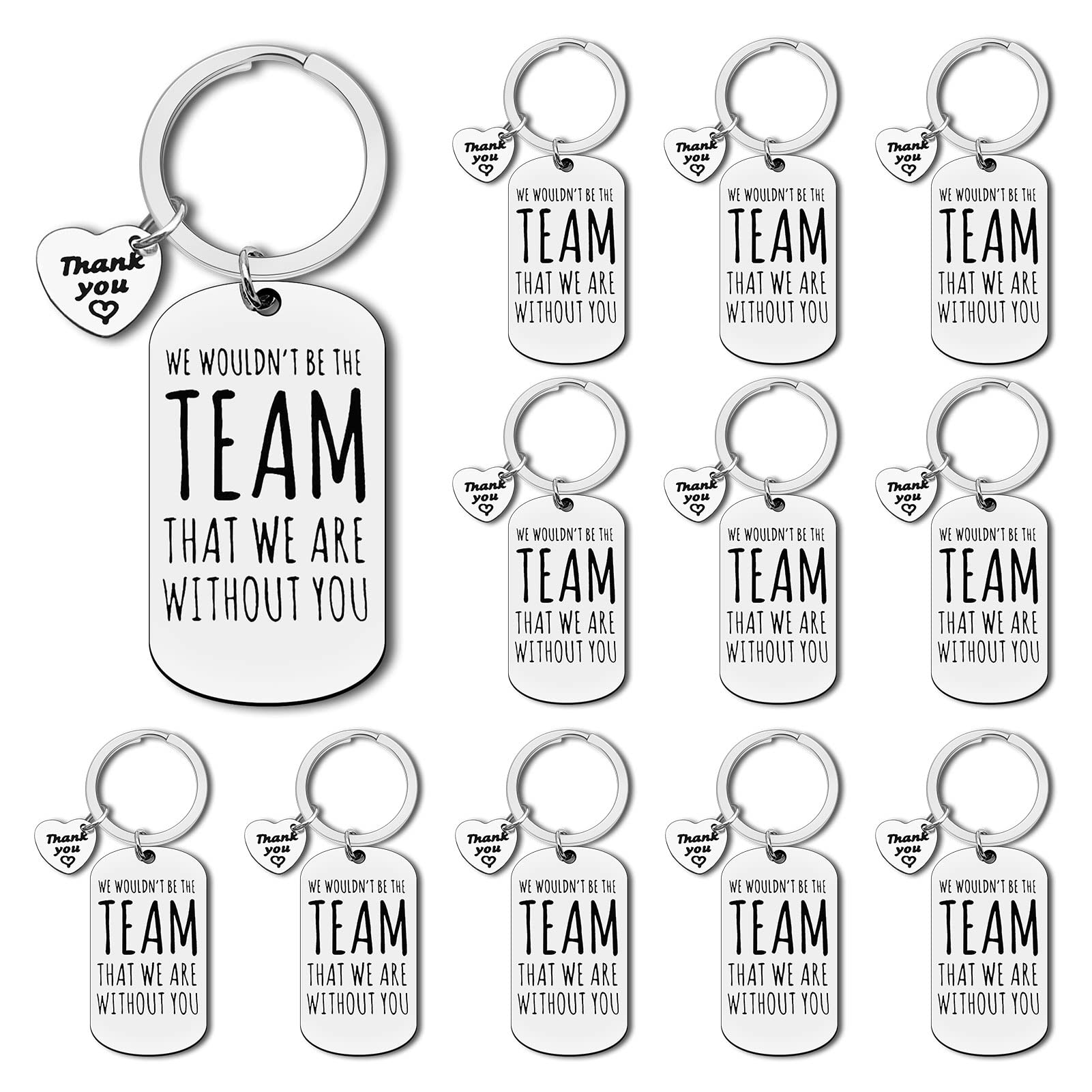 Amazon.com: 12Pcs Boss Leader Keychain Thank You Gifts for Coach Team ...