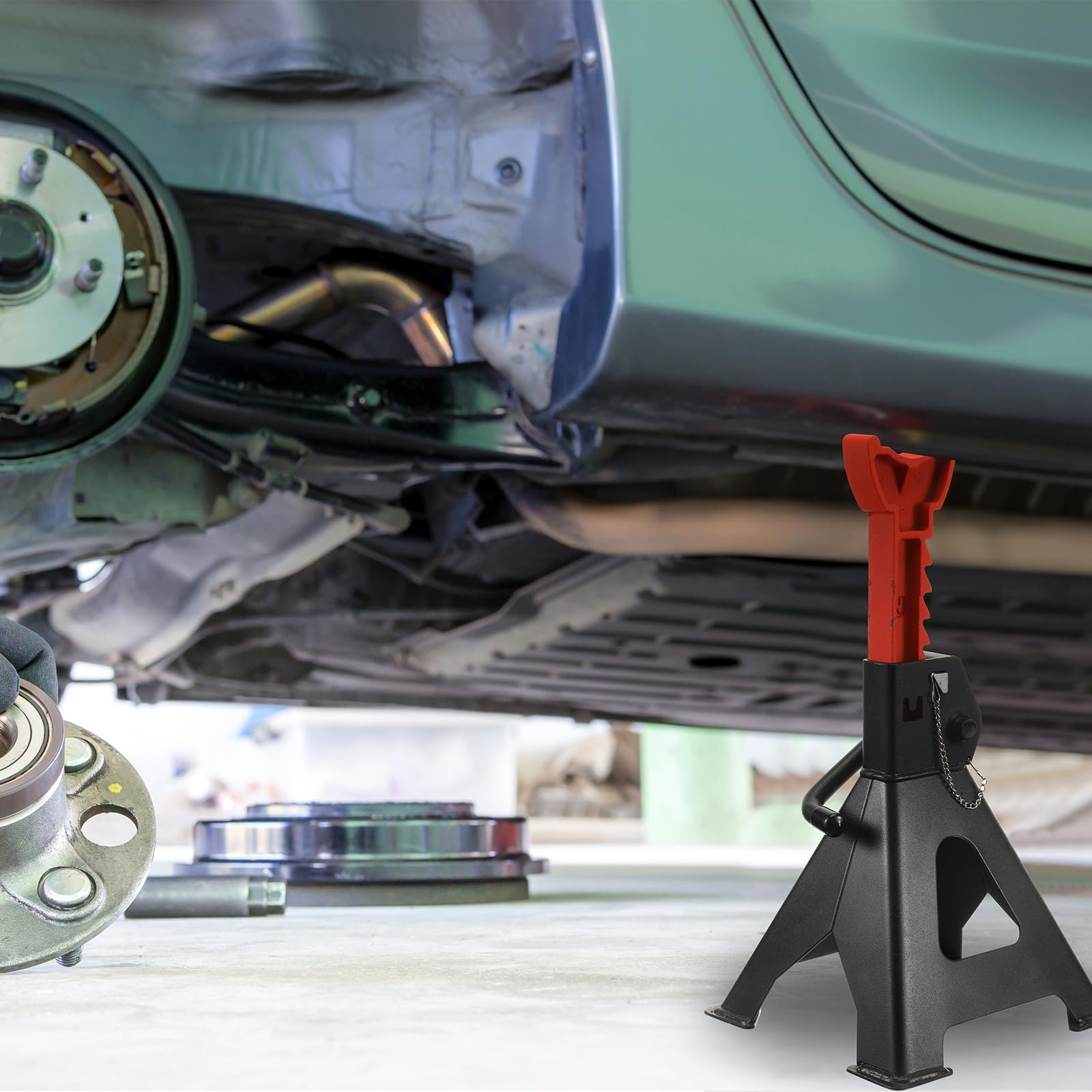 Snapklik.com : Gisafai 1 Pair 3 Ton 6600 Lbs Heavy Duty Jack Stands ...