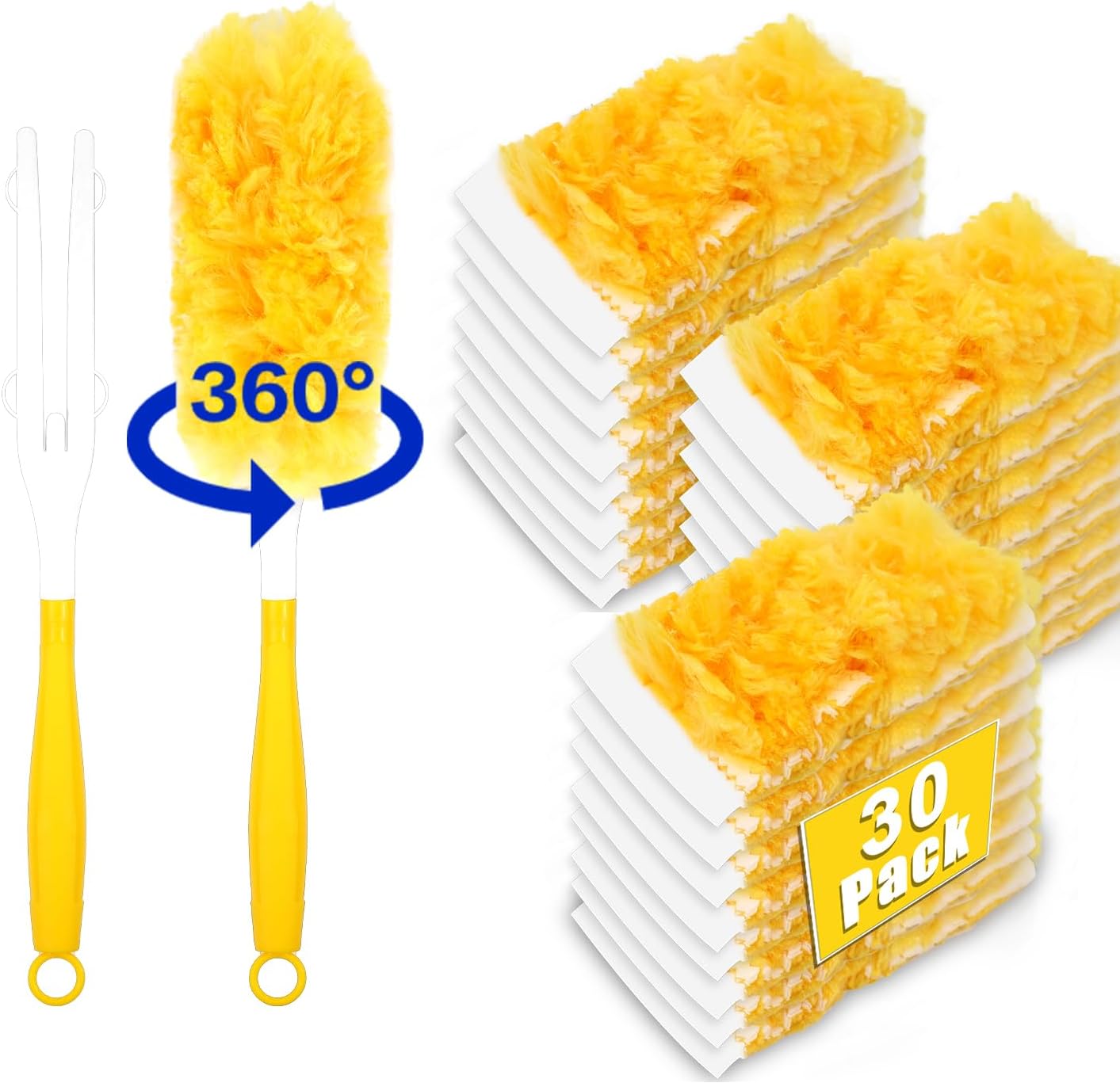 Amazon.com: 20 Pack Duster Refill Compatible with Swiffer Duster, Multi ...