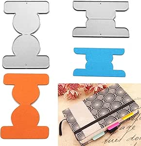 Amazon.com : Cutting Dies Stencil,6.2x4.2cm Metal Cutting Dies Notebook ...