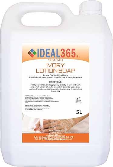 Luxury Ivory Lotion Hand Soap 5 Litre : Amazon.co.uk: Home & Kitchen