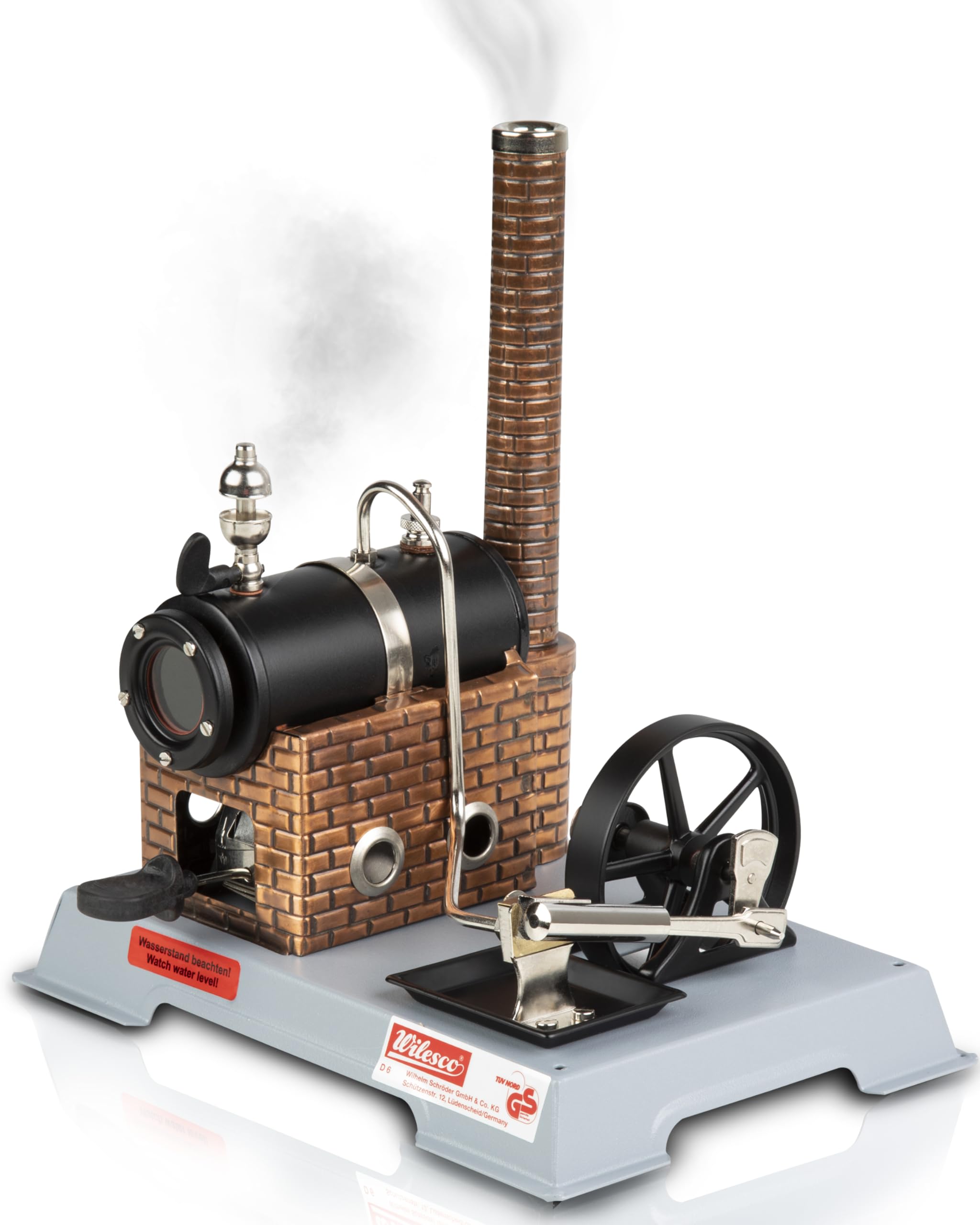 Wilesco Dampfmaschine D6 - Klassisches Design für Kinder ab 8+ Jahren ...