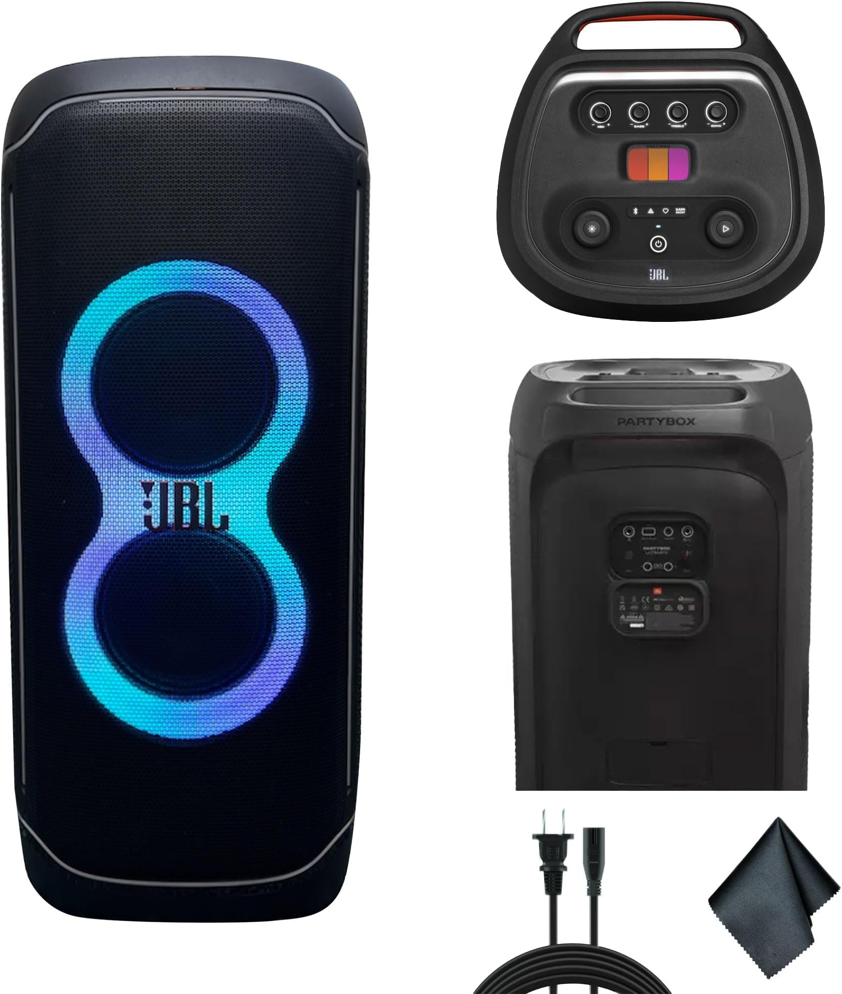 Amazon.com: JBL PartyBox Ultimate 1100W Portable Speaker - Wi-fi ...