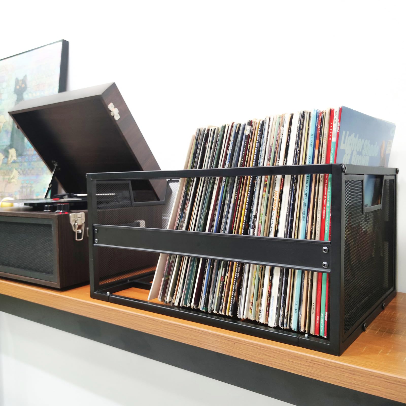 Snapklik.com : Playboda Metal Vinyl Record Storage Crate