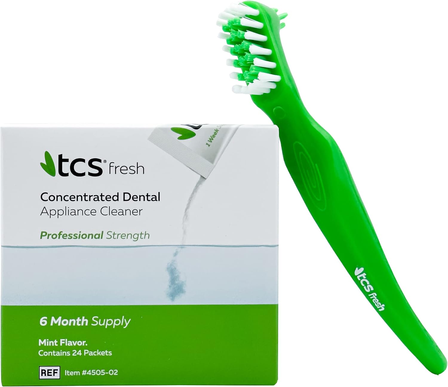 TCS Concentrated Dental Appliance Cleaner (6 Month Supply) + TCS Dental ...