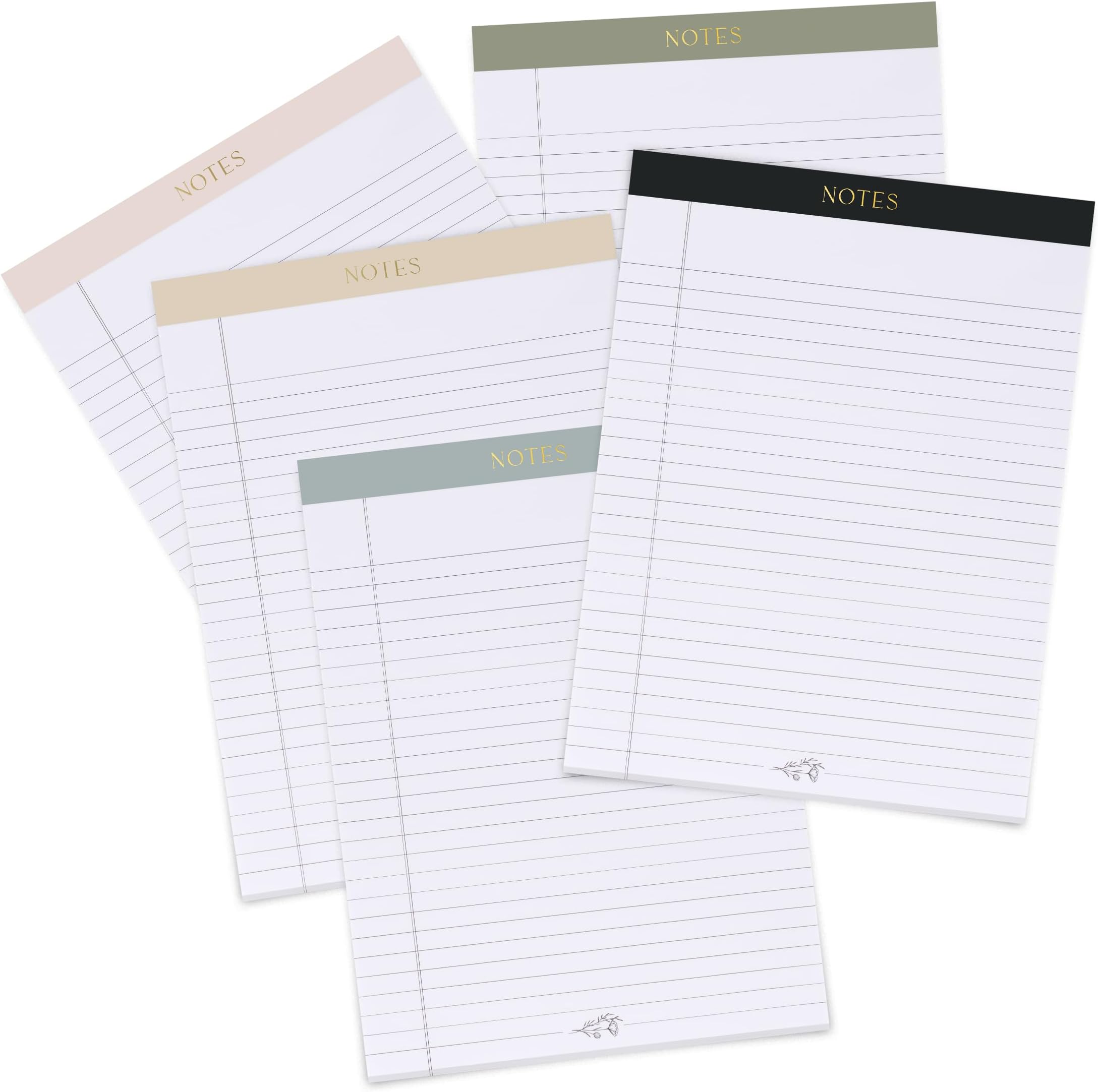 Amazon.com : Lincia 11" x 9.5" Legal Pads College Ruled Notepad ...