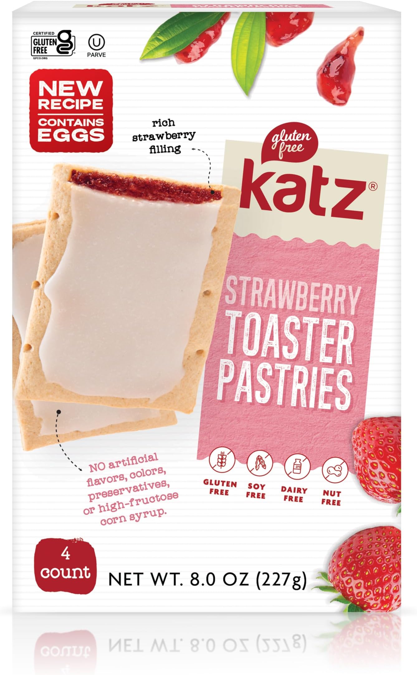 Amazon.com: Katz Gluten Free Toaster Pastries. Strawberry. Easy ...