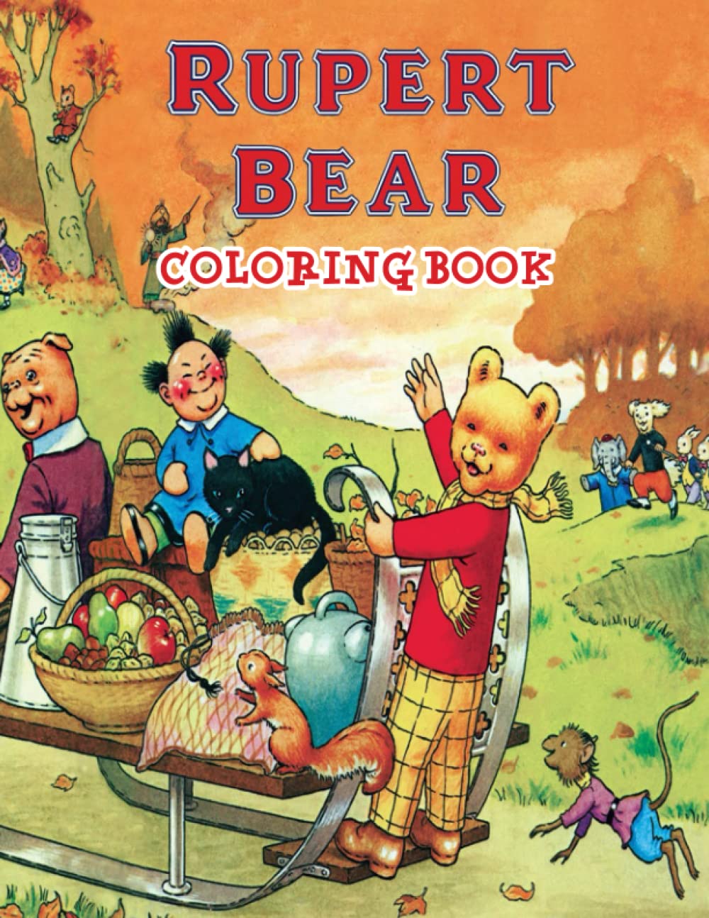 Rupert Bear Coloring Book Coloring Book With Good Layout Initiating ...