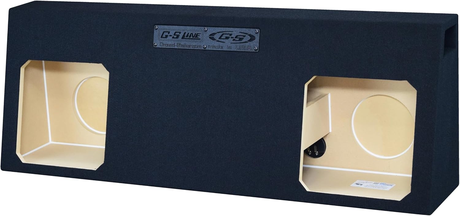 Amazon.com: 12" Dual Ported Vented Sub Box Subwoofer Enclosure Solo ...