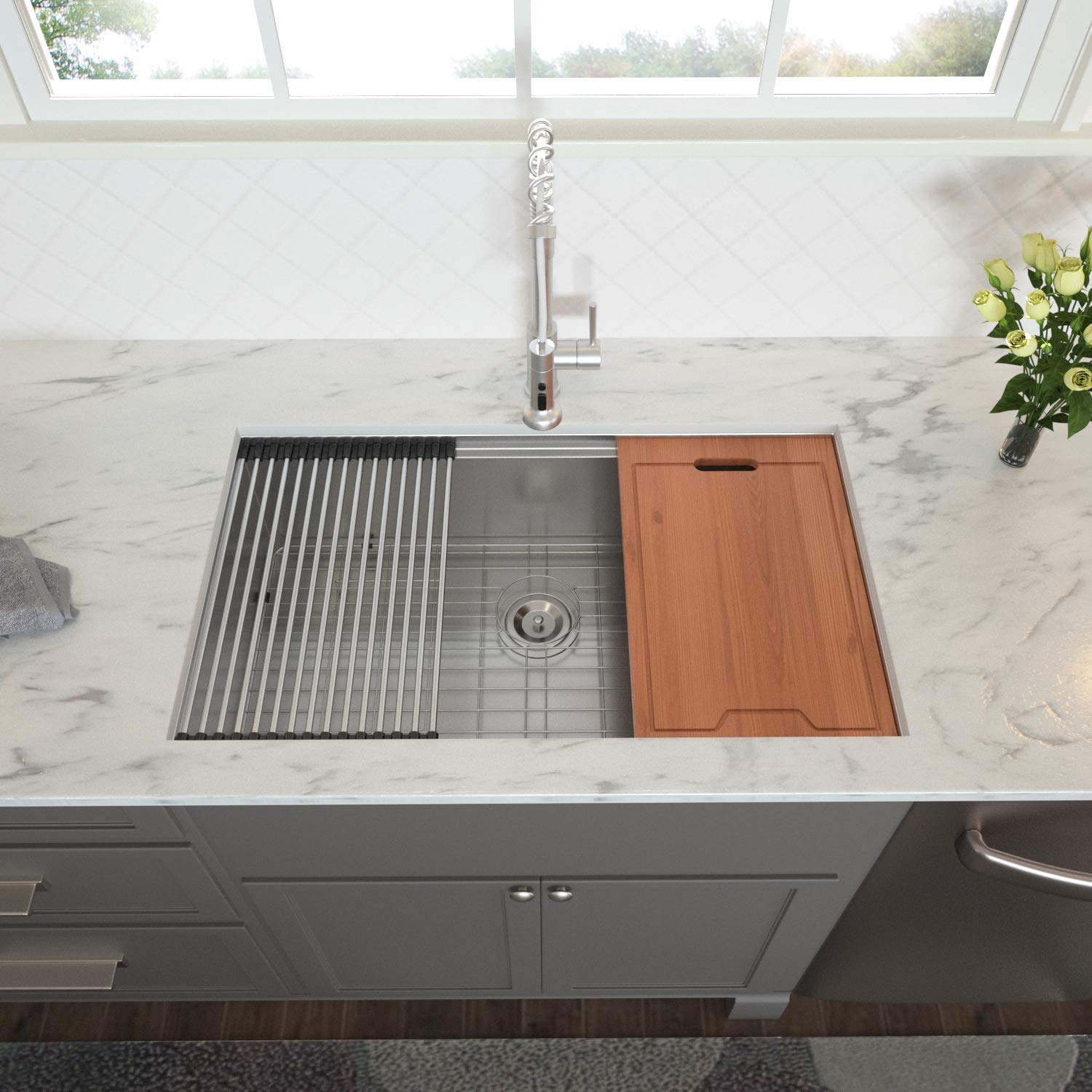 Snapklik.com : 26 Kitchen Sink Stainless Steel - 26 Inch Sink ...