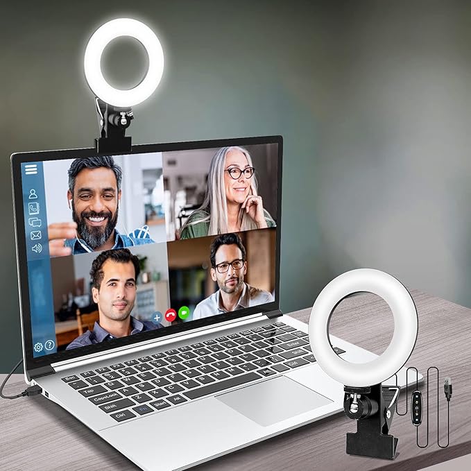 Amazon.com: Video Conference Lighting,Webcam Lighting,Ring Light for ...