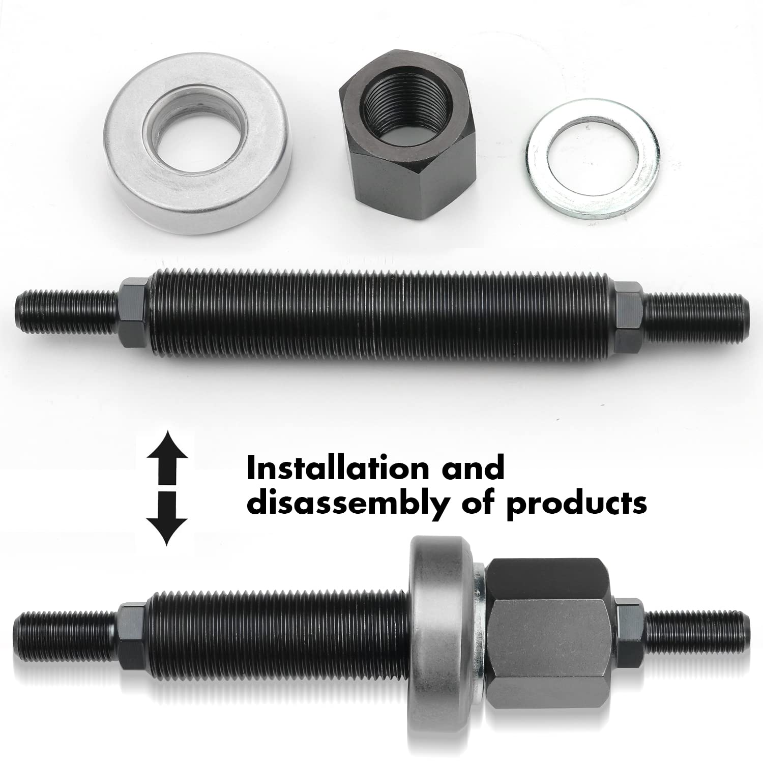 66515 Harmonic Balancer Installation Tool Compatible with Chevy SBC BBC ...