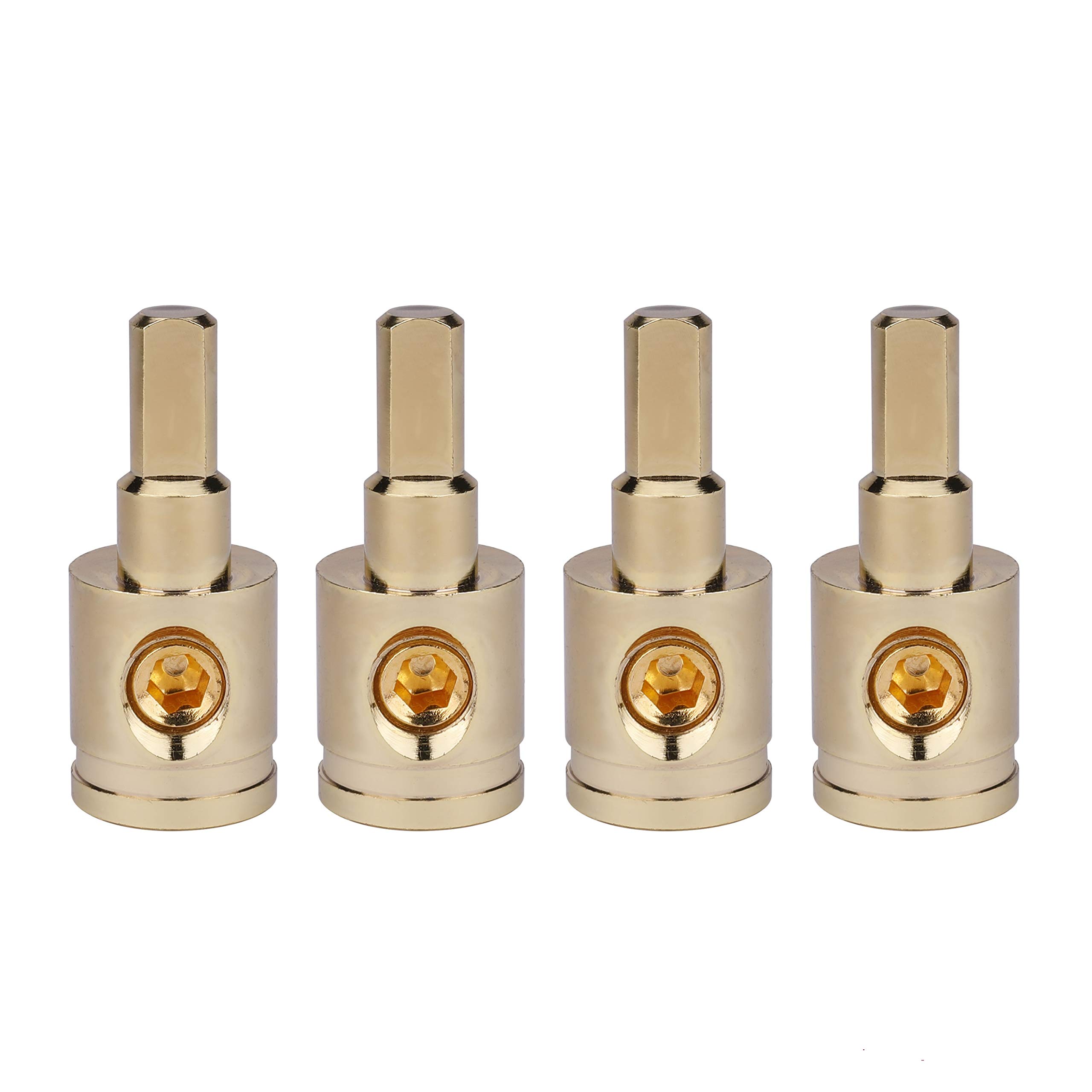 Amazon.com: Amp Input Reducer 4pcs 1/0 Gauge to 4 Gauge Wire Reducer ...