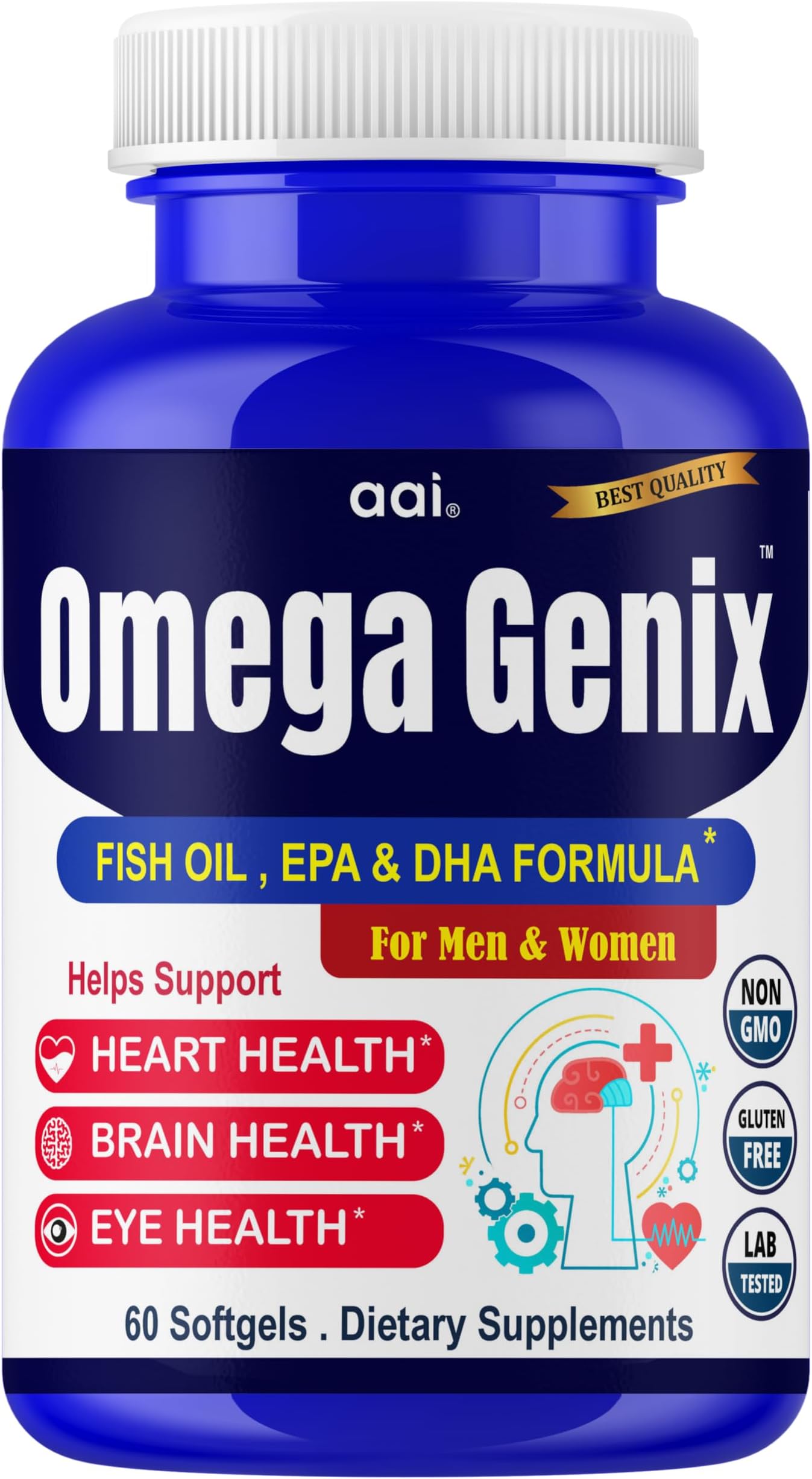 Amazon.com: Purity Products - Omega-3 Plus Vitamin C & D, 60 softgels ...