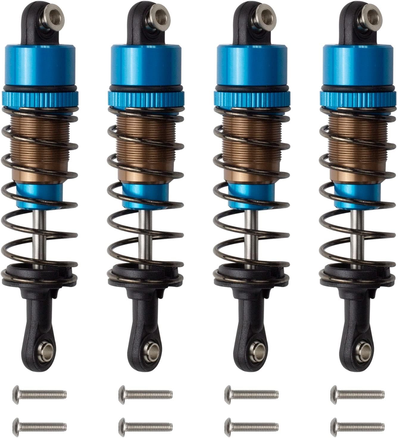 Amazon.com: HOBOHY 4Pcs 70mm Oil Shocks Absorber Damper For Tamiya RC ...