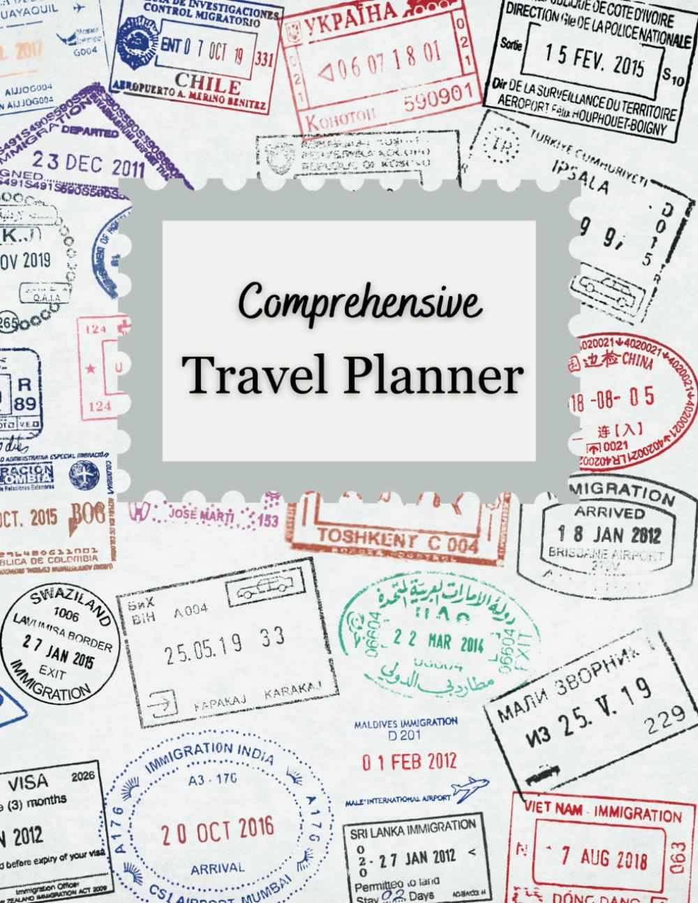 Comprehensive Travel Planner Organizer Notebook with Itinerary and ...