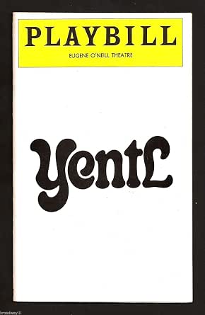 Tovah Feldshuh "YENTL" Isaac Bashevis Singer / Hy Anzell 1975 Broadway ...